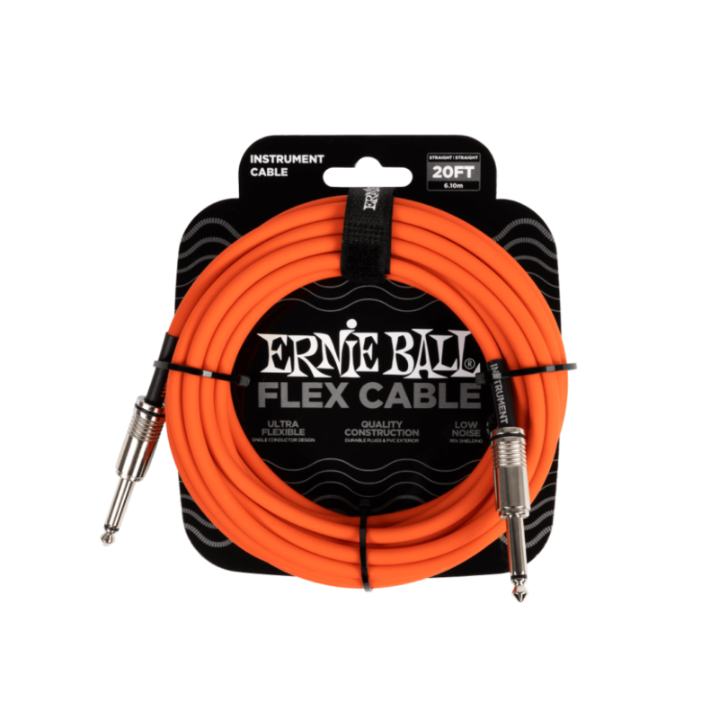 CABLE ERNIE BALL FLEX CABLE 6M NARANJA – Hendrix – Estamos Creando ...